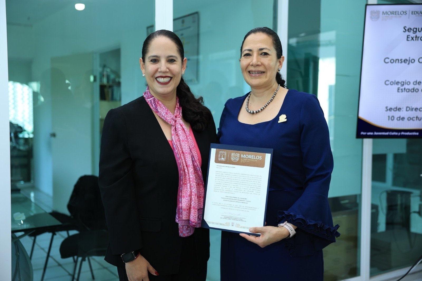 Designan a Aida Margarita Ménez Escobar como titular del COBAEM