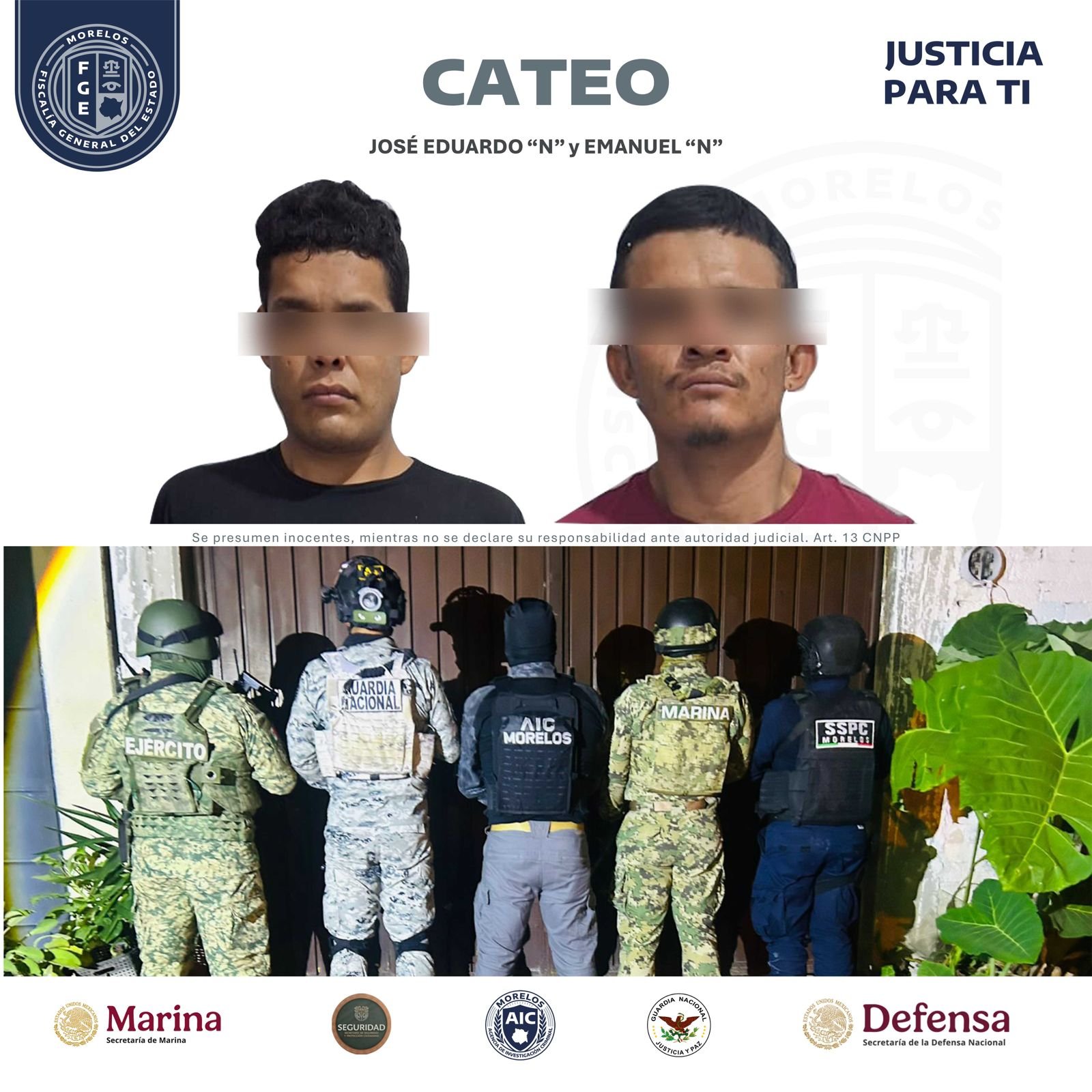 Catea AIC vivienda en Cuautla utilizada para desmantelar motos